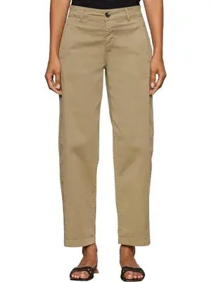Sanctuary Boyfriend Cruiser Barrel Twill Pants - Covert Green
