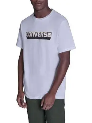 CONVERSE Dimension Logo Tee - White 10a
