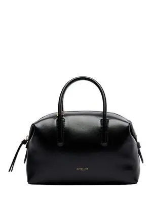 DEMELLIER Stockholm Small Leather Top-handle Bag - Black