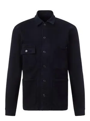 TOM FORD Denim Overshirt - Blue