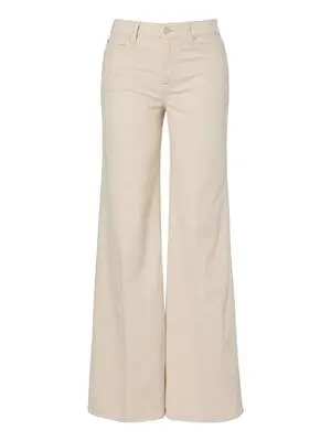 7 For All Mankind Lotta Wide-leg Jeans - Beige
