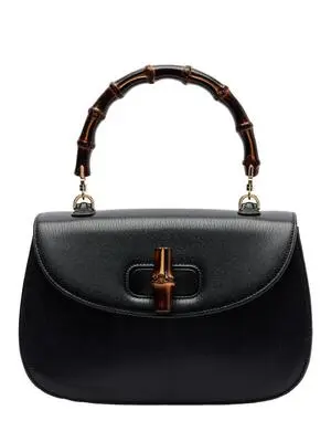 Gucci Bamboo 1947 Medium Top-handle Bag - Black