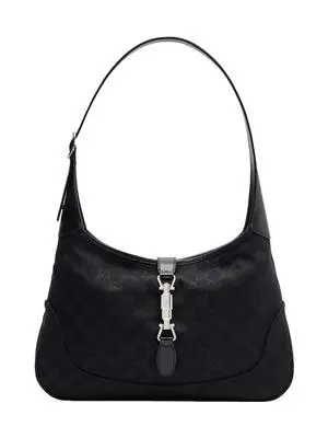 Gucci Jackie 1961 Small Canvas Shoulder Bag - Black