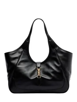Gucci Mercato Medium Leather Tote - Black