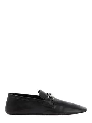 Gucci Horsebit Leather Loafers - Black