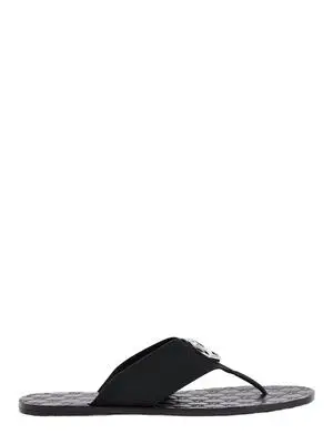 Gucci Riviera Double G Thong Sandals - Black