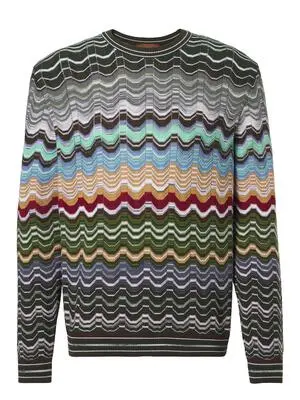 Missoni Zigzag Cotton-Blend Sweater Multicoloured