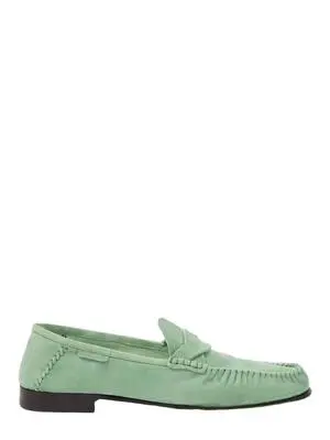 TOM FORD Ripley Suede Loafers - Green