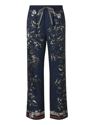 Dolce & Gabbana Striped Wide-leg Pants - Blue