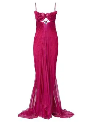 MARIA LUCIA HOHAN Lupita Draped Gown - Pink