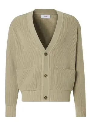 LARDINI Cotton Cardigan - Green