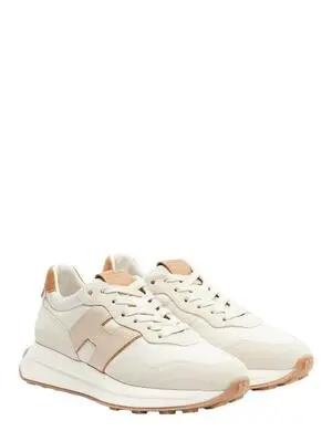 Hogan H641 Suede Sneakers - White