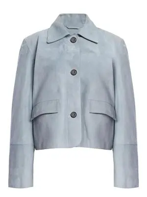 ARMA Suede Leather Jacket - Blue