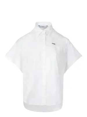 PUSHBUTTON Pocket Shirt - White