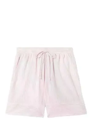 Claudie Pierlot Striped Drawstring Shorts - Pink