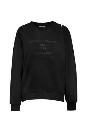 Elisabetta Franchi Crew-neck Sweatshirt - Black
