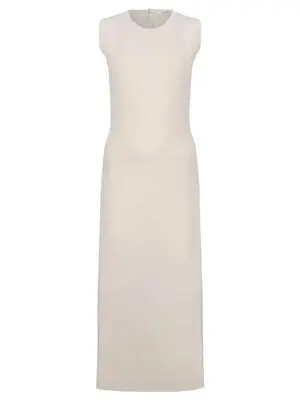 Max Mara Round-neck Dress - Neutrals