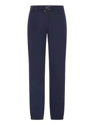 Moncler Belted Straight Trousers - Blue
