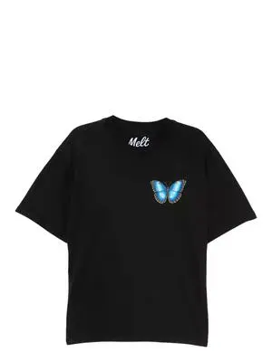 MELT Butterfly-print T-shirt - Grey