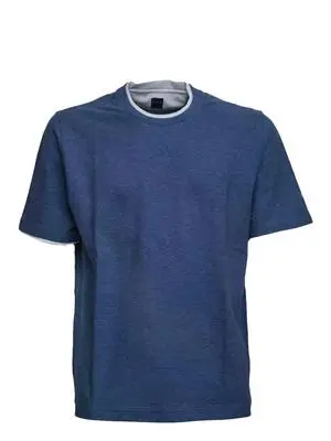 Fedeli Crew-neck T-shirt - Blue