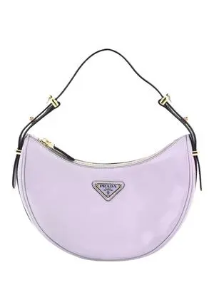 Prada Arque Half Moon Small Hobo Bag - Purple