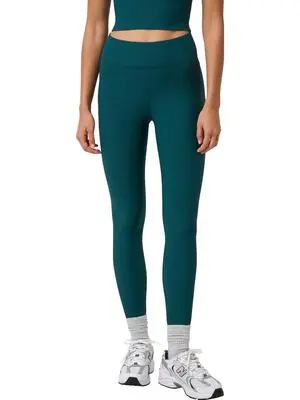 Travis Mathew Move Knit Rib Leggings - Dark Sea