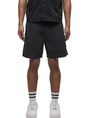 Hudson Jeans Cotton-blend Drawstring Shorts - Black