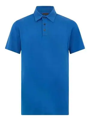 MOORER Pachino Polo Shirt - Blue