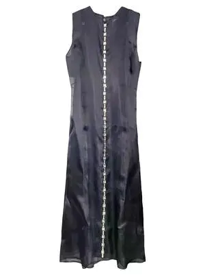Fabiana Filippi Sleeveless Dress With Embellishments - Blue