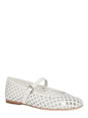 Paige Jaden Cutout Mary Jane Flat - Cream