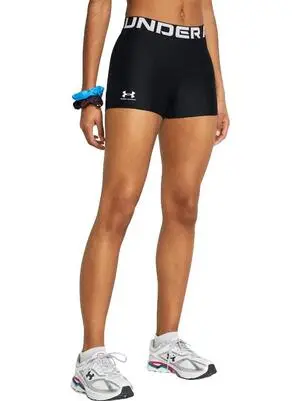 Under Armour Heatgear® Fitted Shorts - Black//white