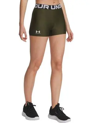 Under Armour Heatgear® Fitted Shorts - Expedition Green//white