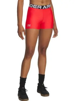 Under Armour Heatgear® Fitted Shorts - Racer Red//white