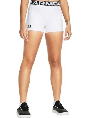 Under Armour Heatgear® Fitted Shorts - White//black