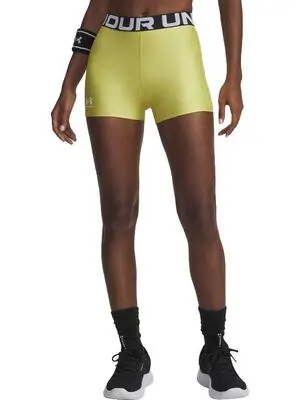 Under Armour Heatgear® Fitted Shorts - Yellow Shade//white