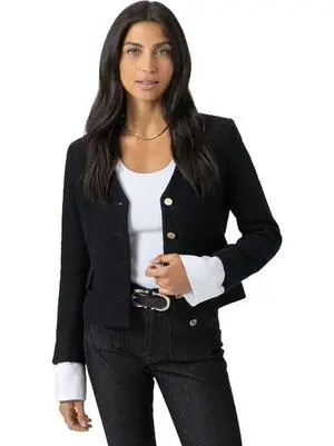 SAINT + SOFIA Margot V-Neck Jacket