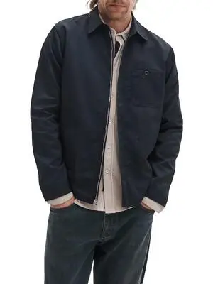 Rag & Bone Karl Zip Shirt Jacket - Black