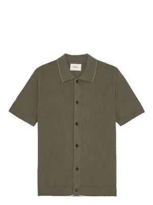 Nn07 Nalo 60039 Tipped Polo Cardigan - Capers