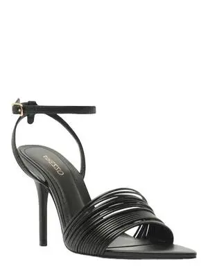 AREZZO Elani Ankle Strap Sandal - Black