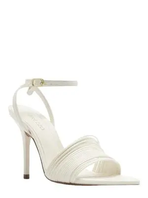 AREZZO Elani Ankle Strap Sandal - Cream White