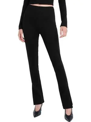 FAVORITE DAUGHTER The Pointe Ponte Knit Pants - Black