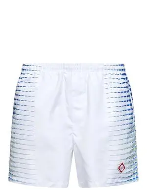 Casablanca Printed Swim Shorts - White