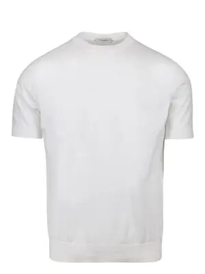 PAOLO PECORA Knitted T-shirt - White
