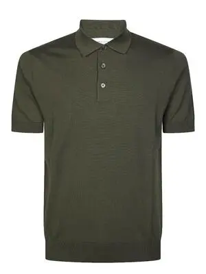 PAOLO PECORA Cotton Polo Shirt - Green