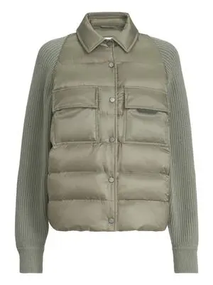 Brunello Cucinelli Nylon Short Down Jacket - Green