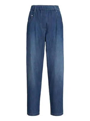 Brunello Cucinelli Denim Cotton Jeans - Blue