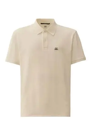 C.P. COMPANY C. P. Company Piquet Polo Shirt - White