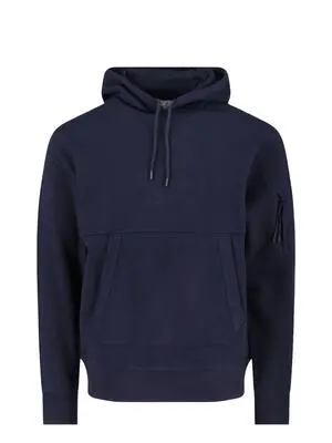 C.P. COMPANY Cotton Hoodie - Blue