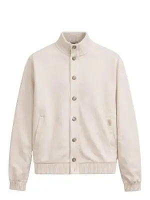 FAY Cotton Cardigan White