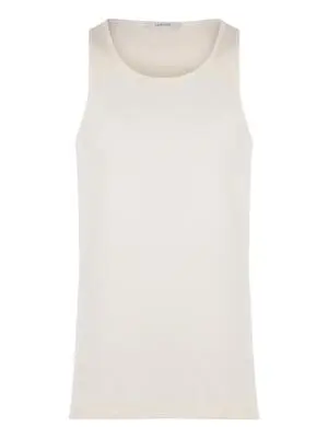 LEMAIRE Cotton Jersey Tank Top - White